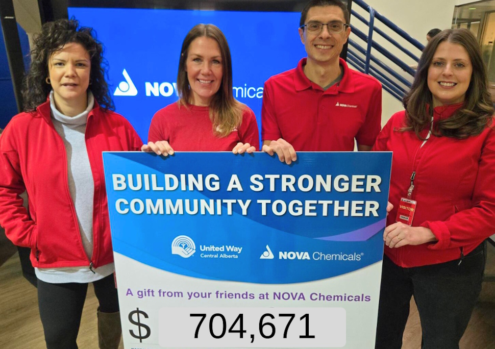 Three decades of giving: NOVA Chemicals and United Way celebrate record ...