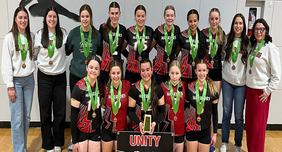 Unity Warriors end medal drought with bronze at girls volleyball ...