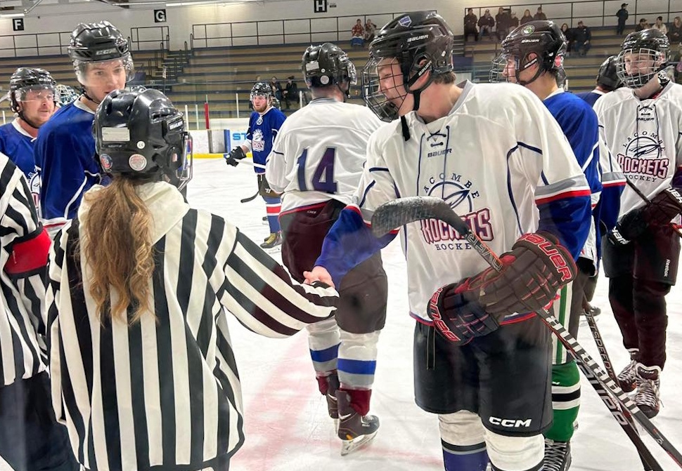 Community invited to cheer at Lacombe Rockets Alumni Hockey Game ...