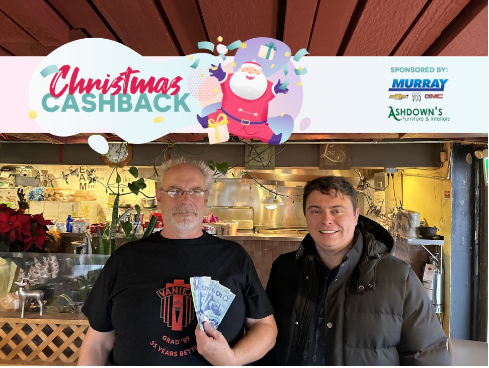 Cory Haliwyz wins $50 for Christmas Cashback - DiscoverMooseJaw.com ...
