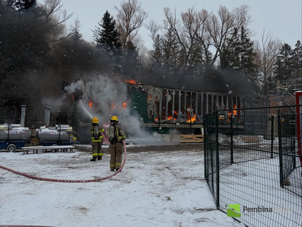 Fire destroys construction trailer at Carman Collegiate ...
