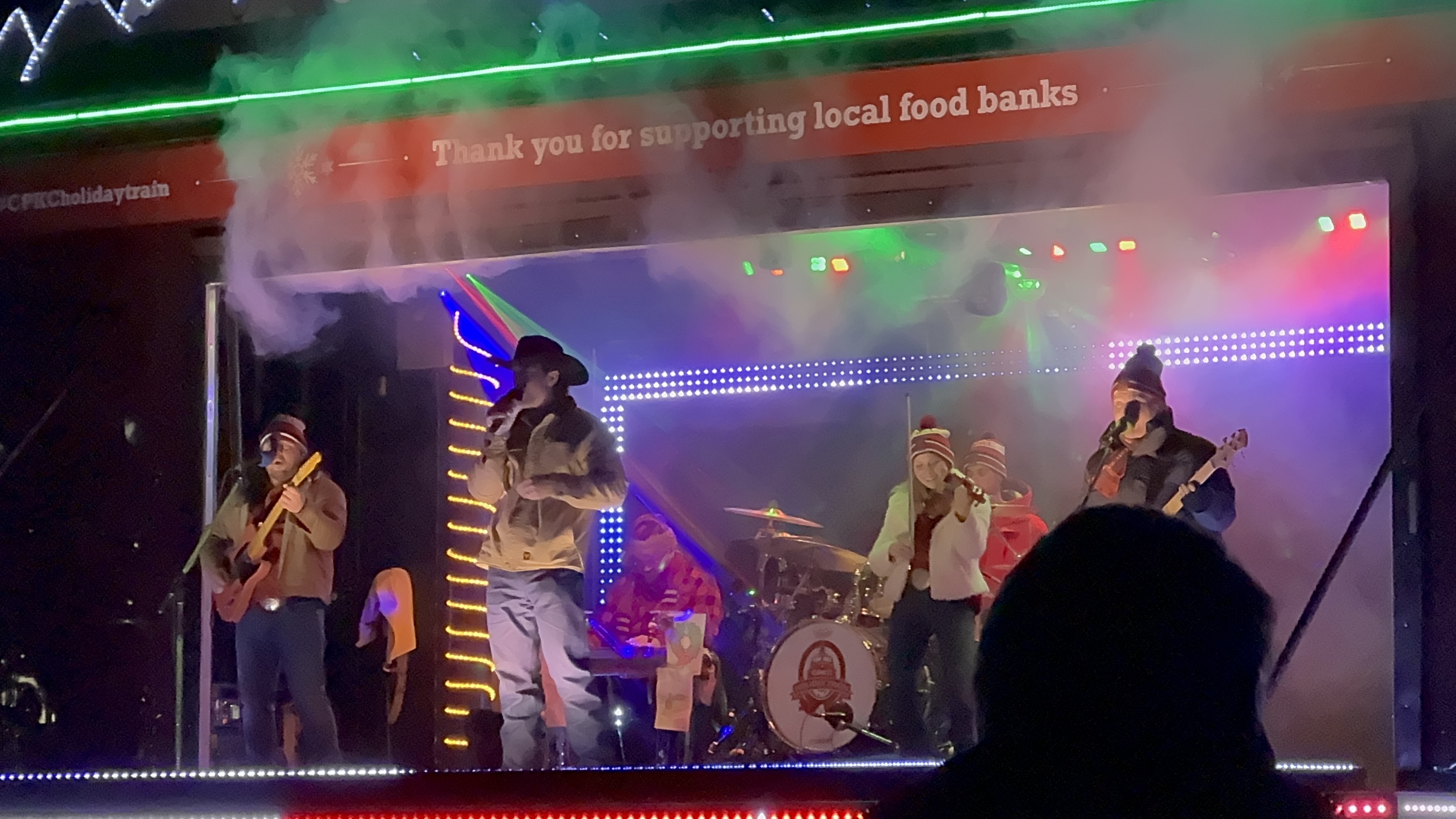 Lacombe's Holiday Train stop brings crowds on chilly night ...