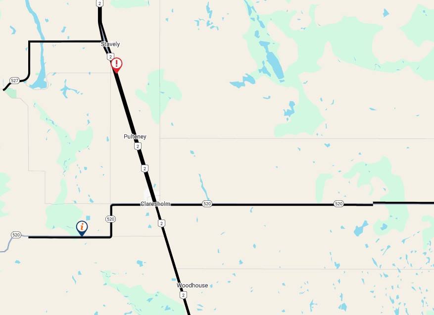 Update: Highway 2 south of Stavely closed after strong winds overturn ...