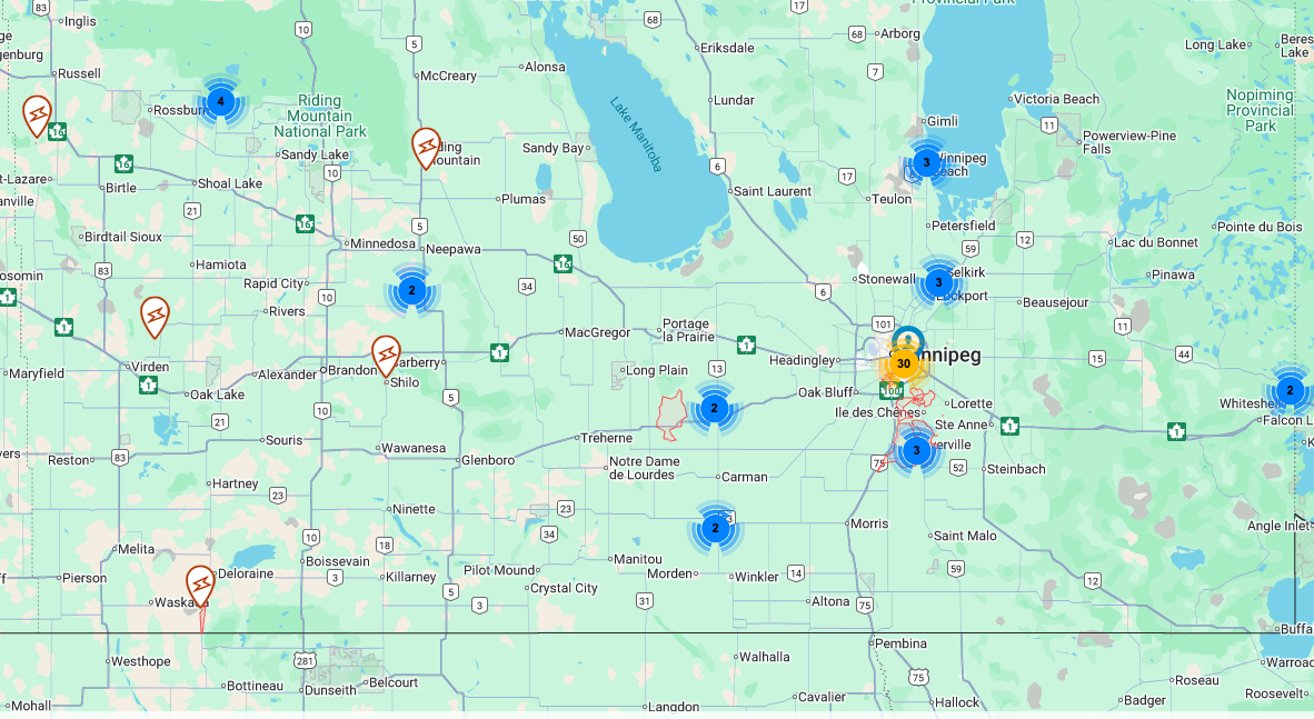 Blizzard knocks out power to thousands across southern Manitoba ...