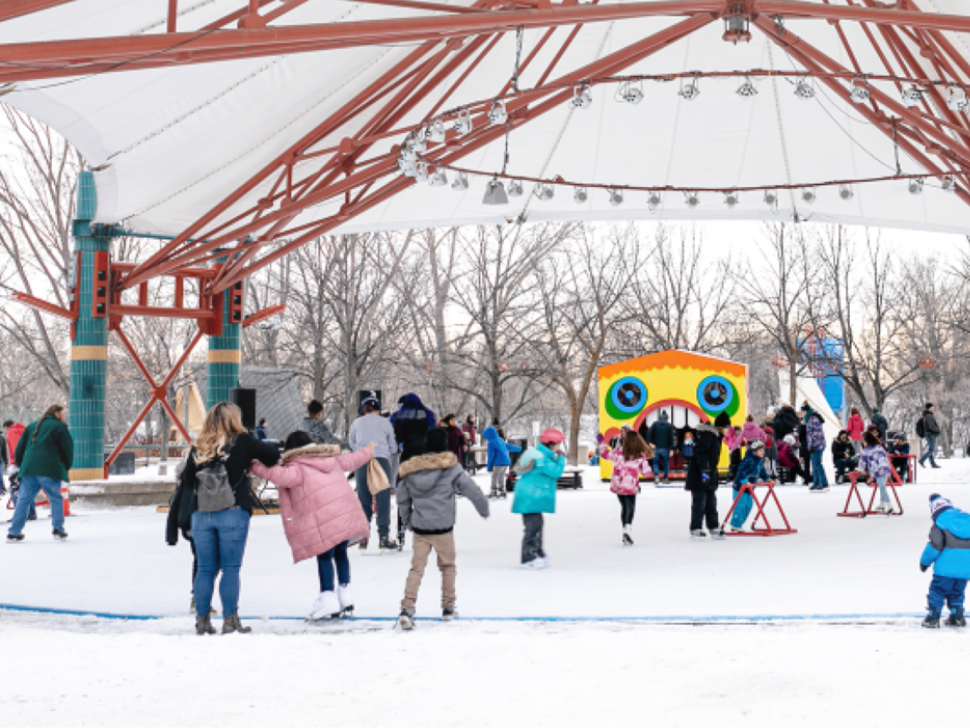 Outdoor skating returns to The Forks as canopy rink opens for the ...