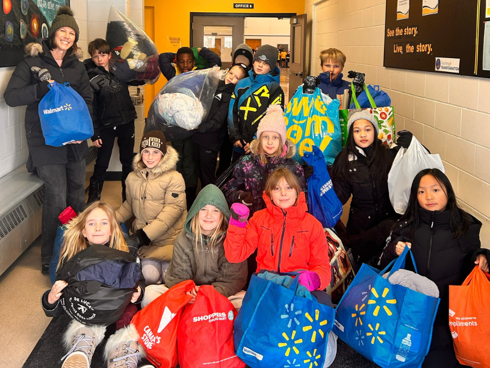 Calvin Christian School students give back with successful winter gear ...