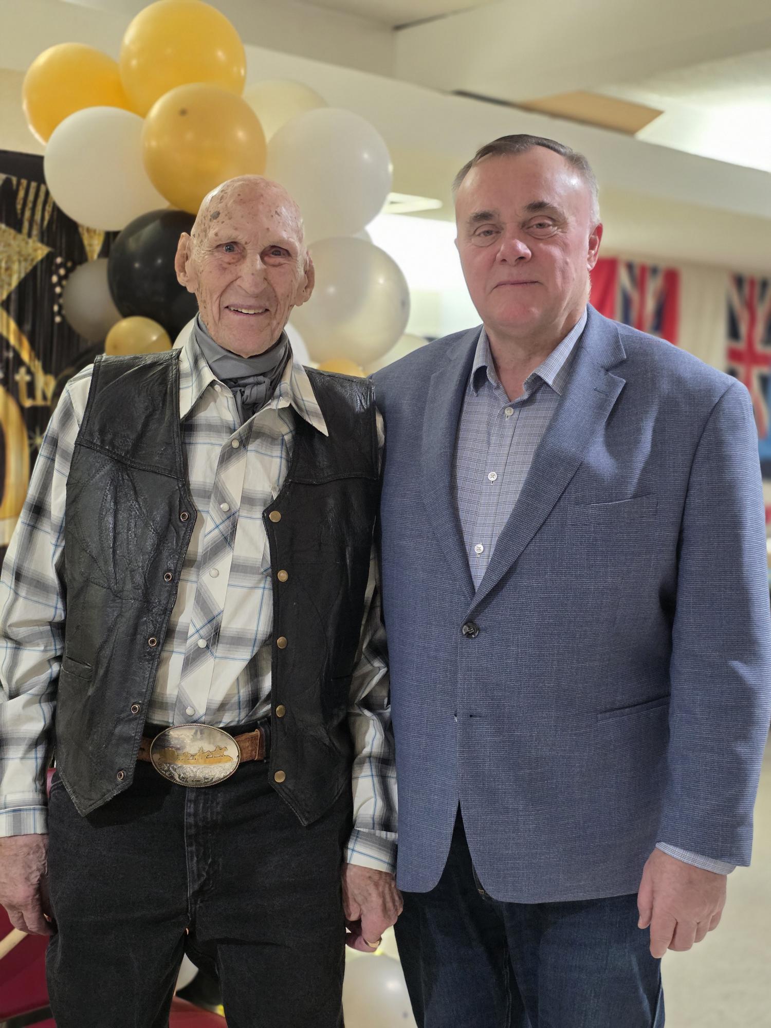 John Watson celebrates 100 years with friends, family, and comrades ...