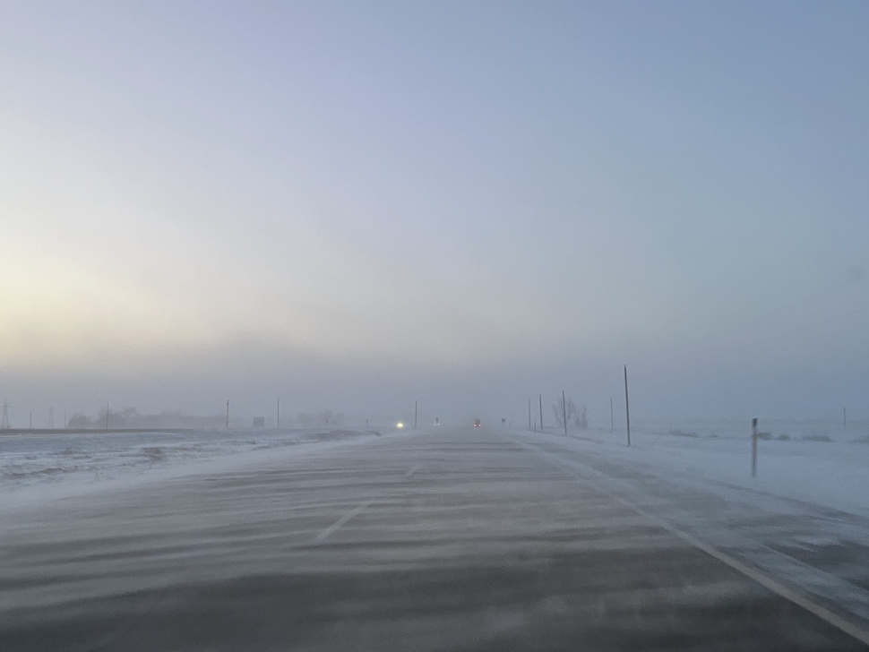 Light snow, blowing winds make for tricky driving Wednesday morning ...