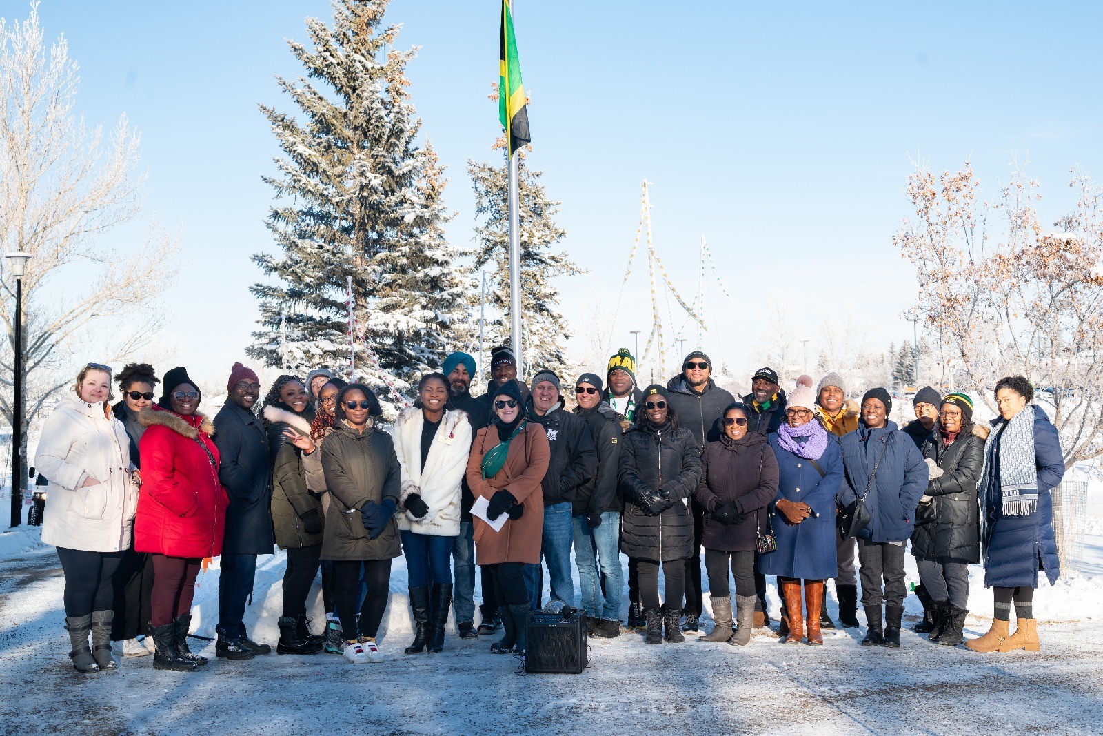 Airdrie Black Community raises Jamaican flag and rallies support after ...