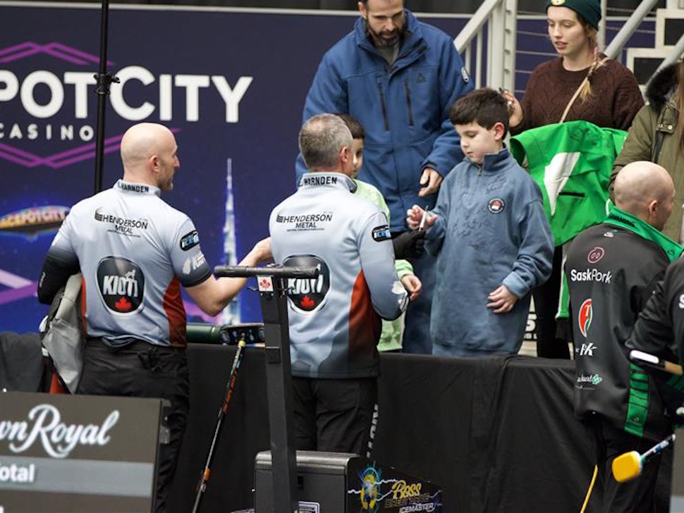 Young curlers inspired by world-class action at Grand Slam of Curling ...