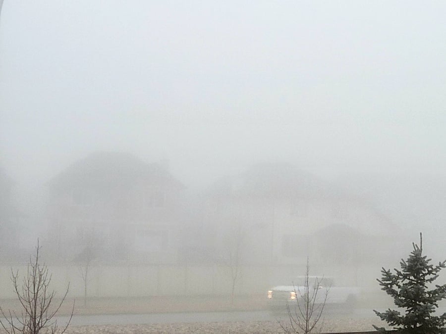 New year begins under fog advisory for Airdrie and area, with risk of ...
