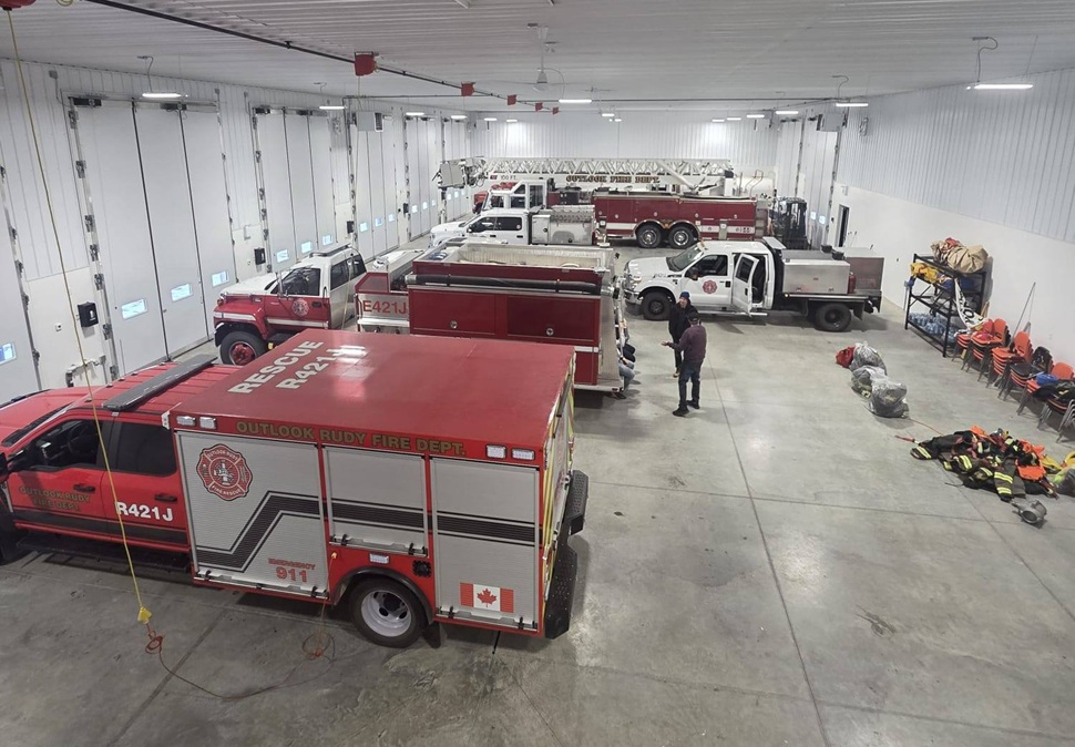 Outlook-Rudy firefighters move into new fire hall - WestCentralOnline ...