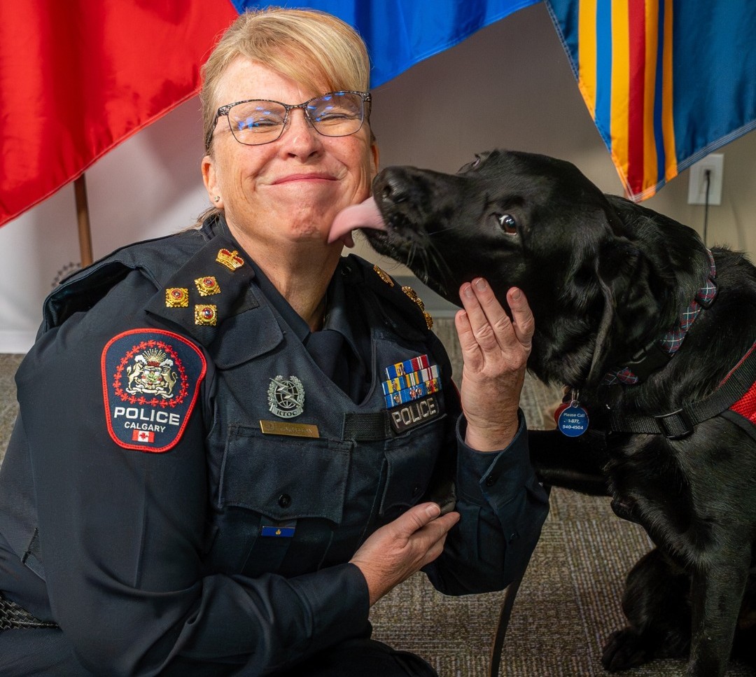 Calgary police introduce first operational stress intervention dog ...