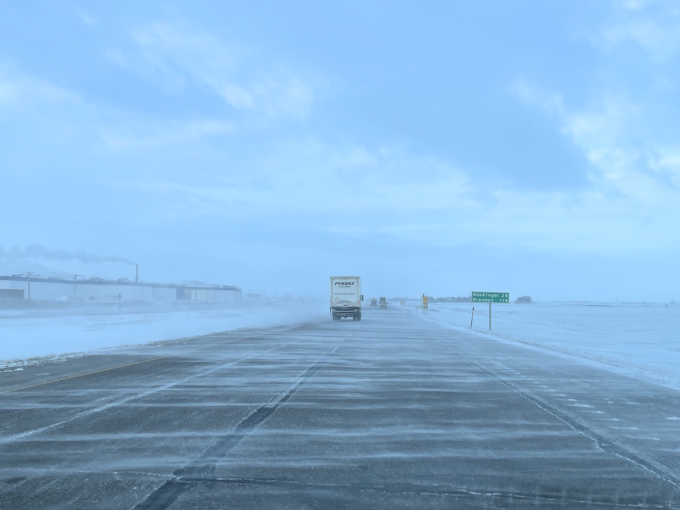 Blowing snow, white-out, and bitter cold to grip southern Manitoba ...