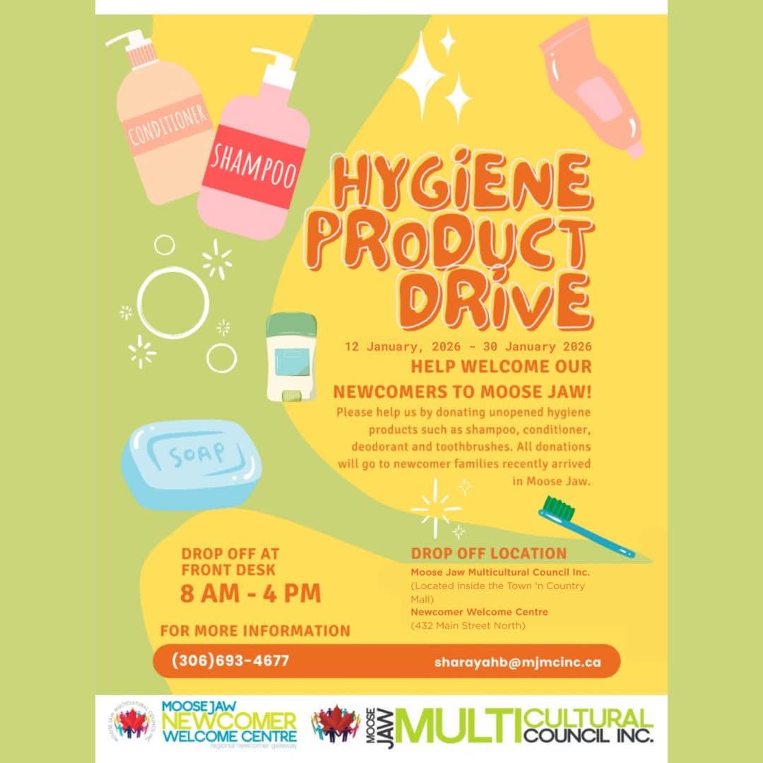 Hygiene drive helps welcome newcomers to Moose Jaw - DiscoverMooseJaw ...