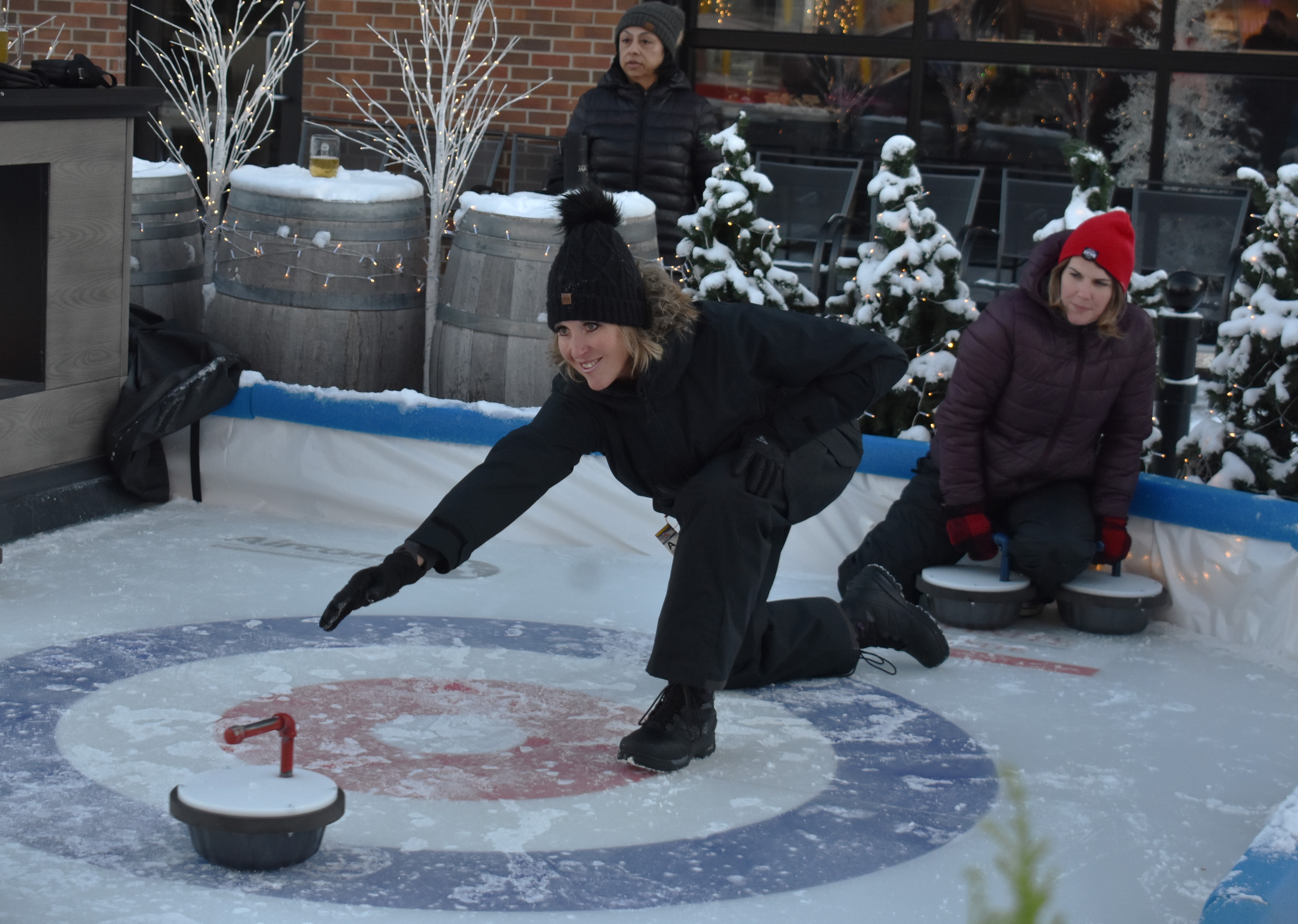 Hub Town Brewing opens their outdoor curling rink for 2026 ...