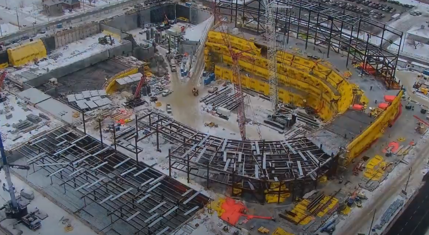 Scotia Place steel reaches full building height - DiscoverAirdrie.com ...