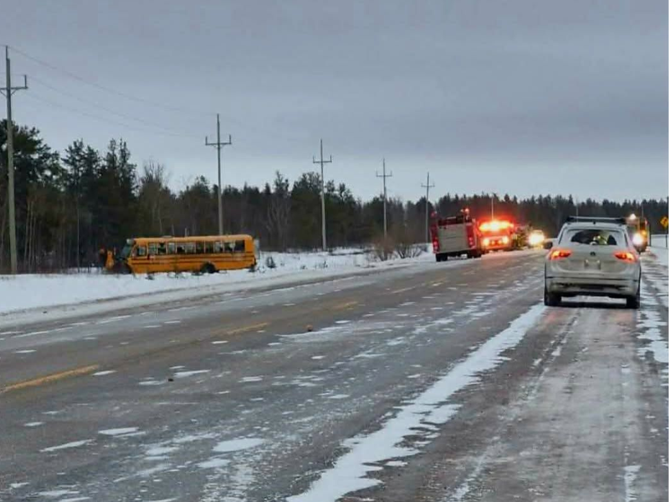 Several students injured after school bus rollover near Swan River ...