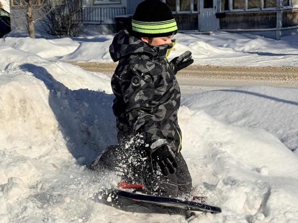 Climbing Axel’s mountain where snow piles rule Portage - PortageOnline ...