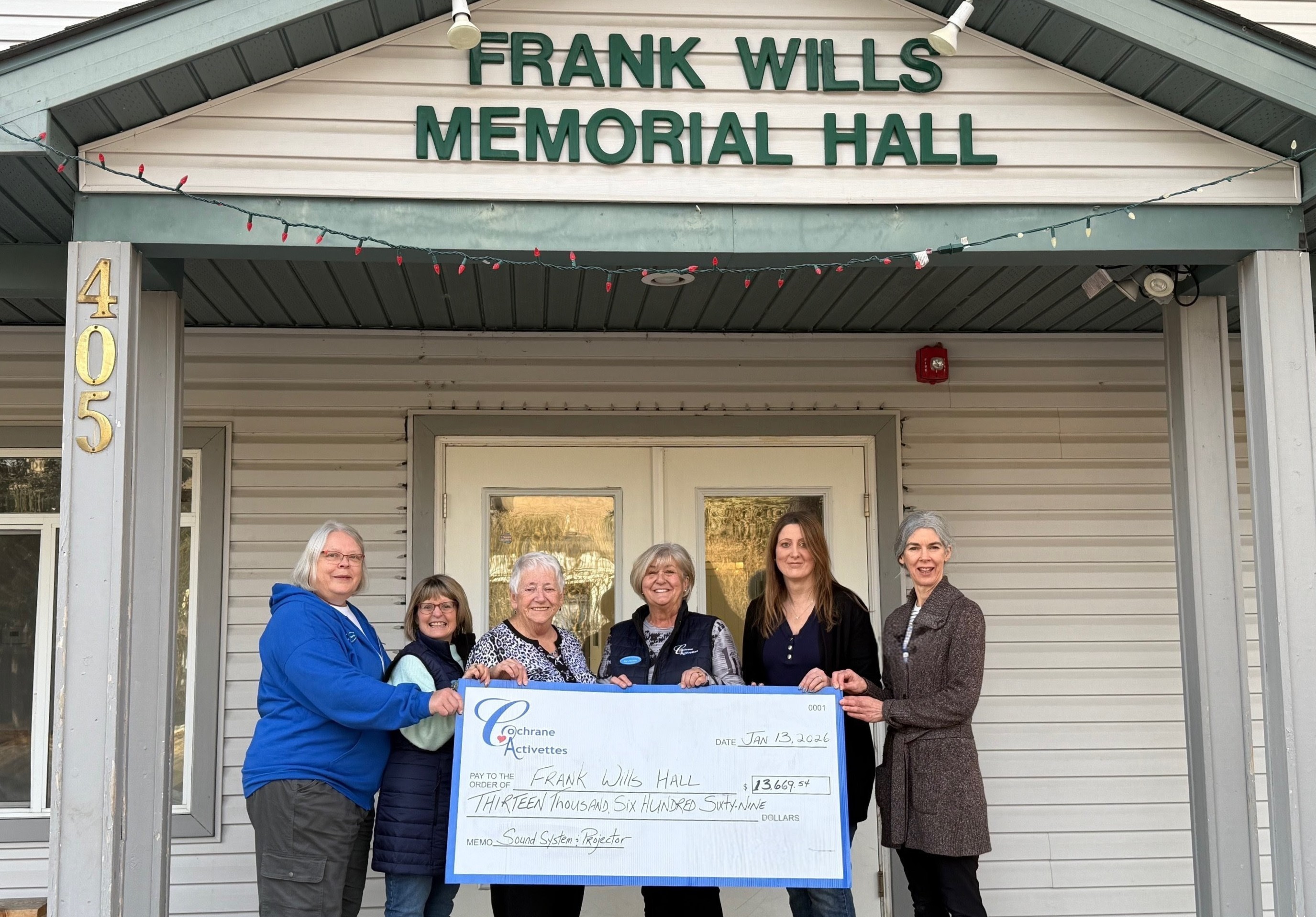 Frank Wills Hall gets audio upgrade thanks to Cochrane Activettes ...