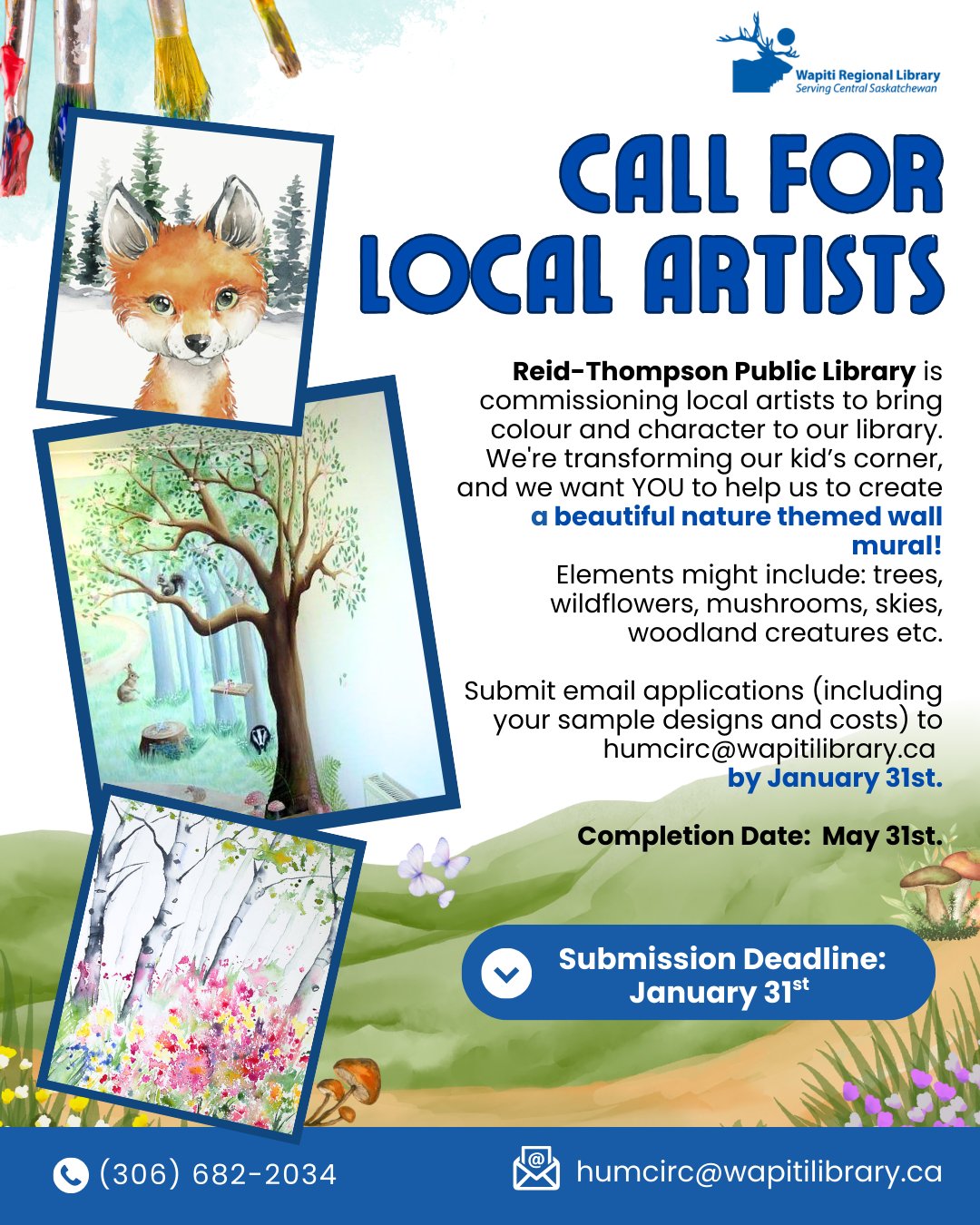 Reid-Thompson Public Library issues call for local artists to create ...