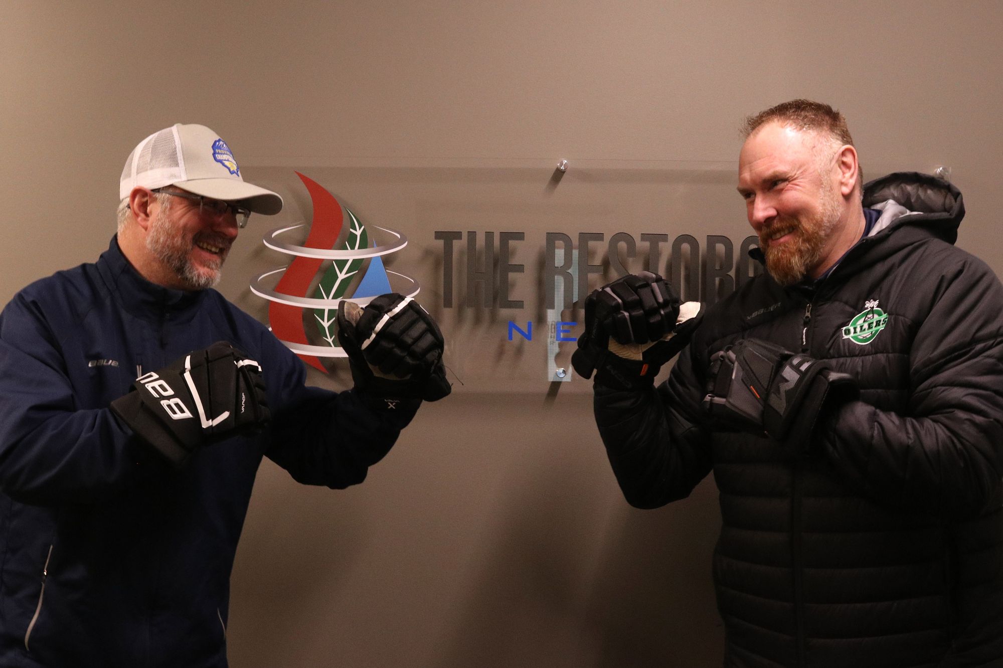 Partners in business, rivals on ice: Foothills coaches face off in U15 ...