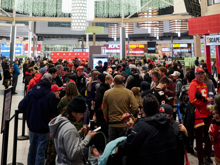 Airdrie-area fans get rare meet-and-greet chance with Calgary Flames ...