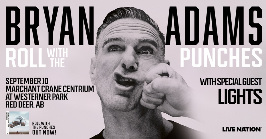Bryan Adams set to rock Red Deer in September - CentralAlbertaOnline ...
