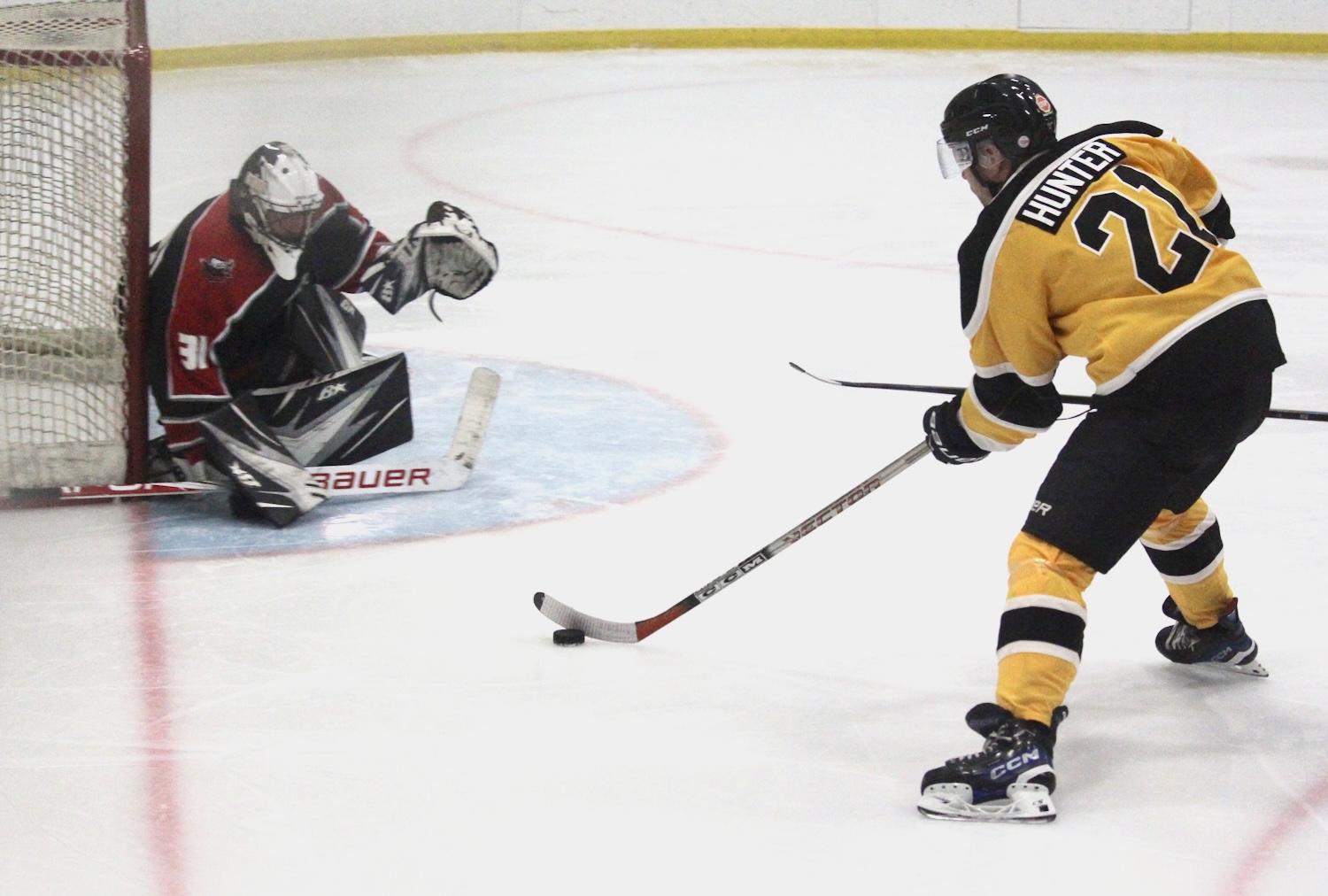 Goffinet leads Badgers over Flyers in Game 1 of WMHL final ...