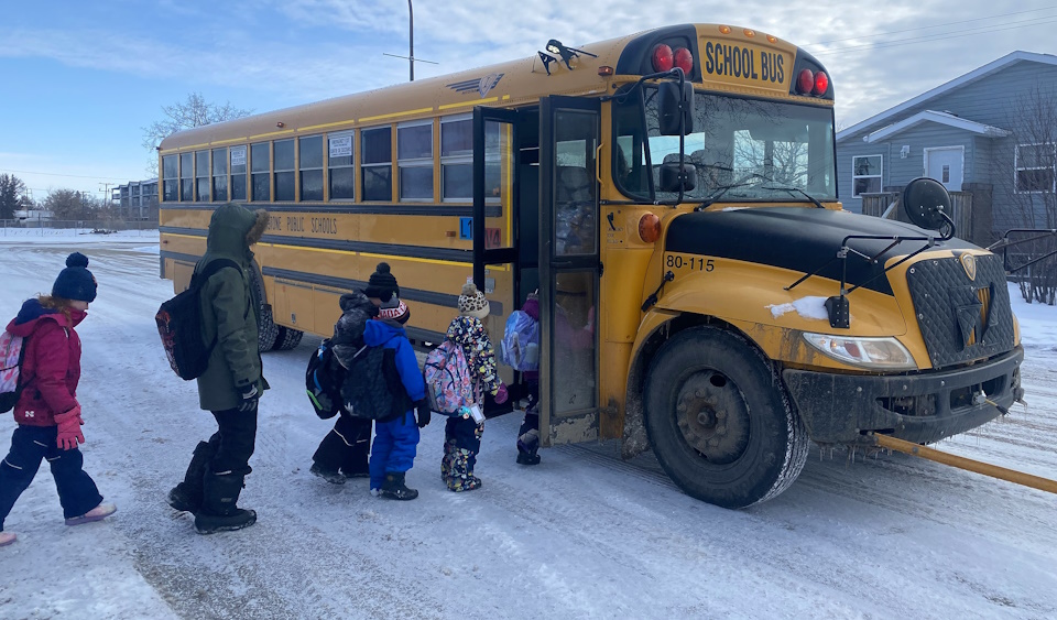 Etiquette around school buses being stressed in Biggar ...