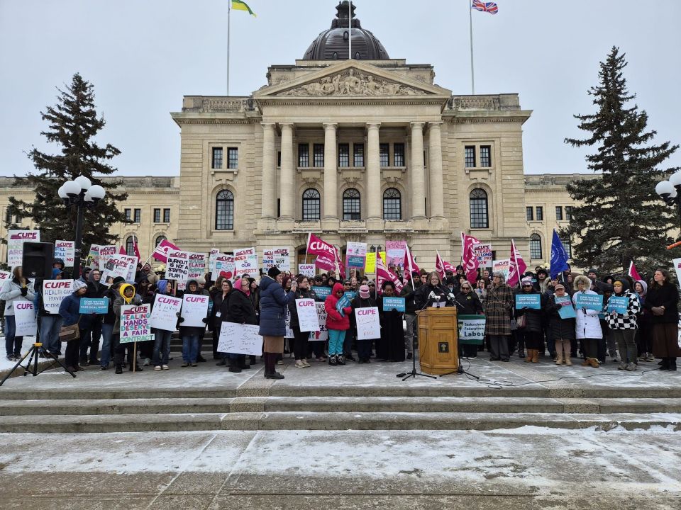 Saskatchewan health‑care workers renew pressure after CUPE 5430 rally ...