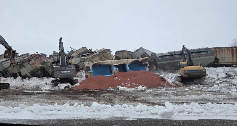 Potash train derails near Lestock, no injuries reported ...