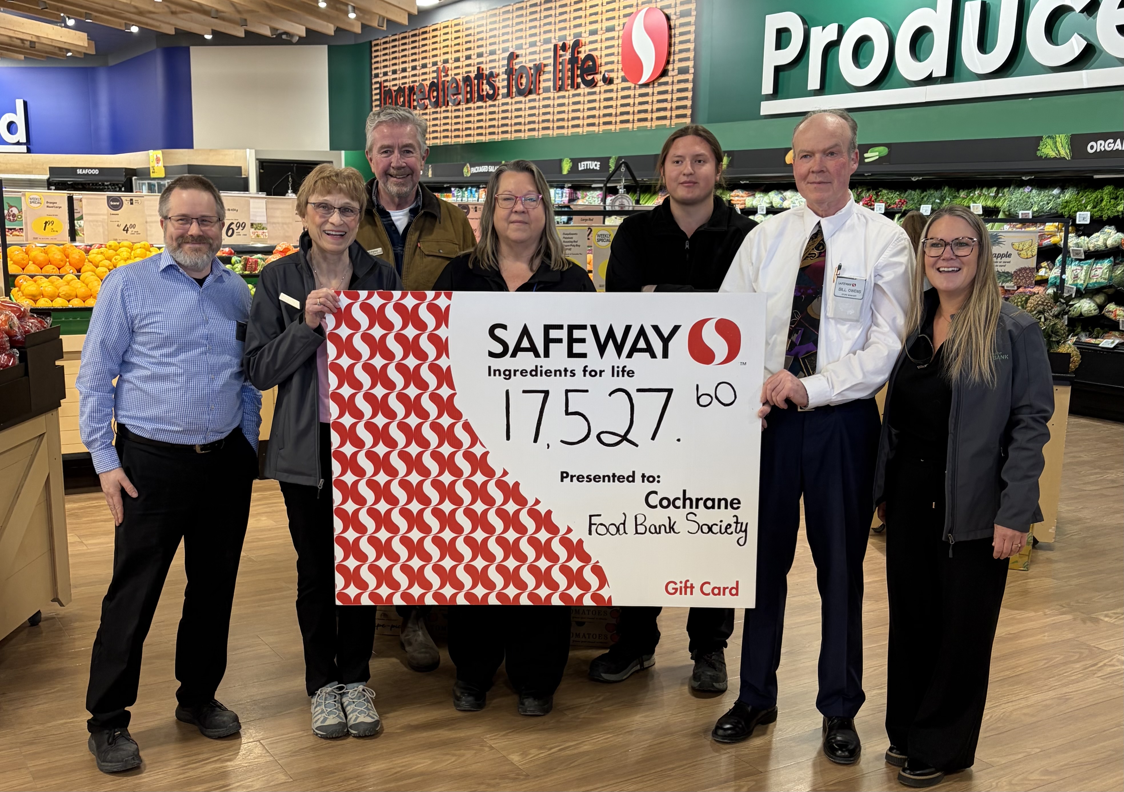 Cochrane Safeway raises over $17K for Food Bank - CochraneNow: Cochrane ...