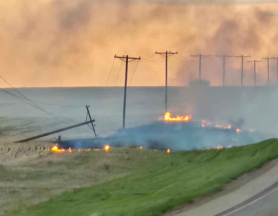 Downed power line west of Kindersley causes late night for SaskPower ...