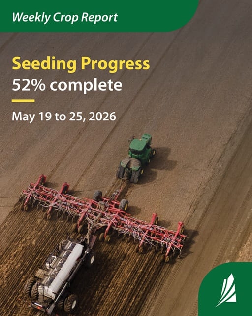 Saskatchewan seeding progress advances but lags behind average ...