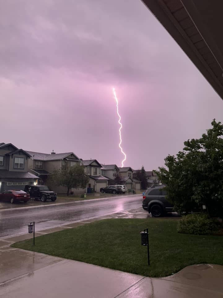 Update: Brief severe thunderstorm warning ends near Airdrie, storm ...