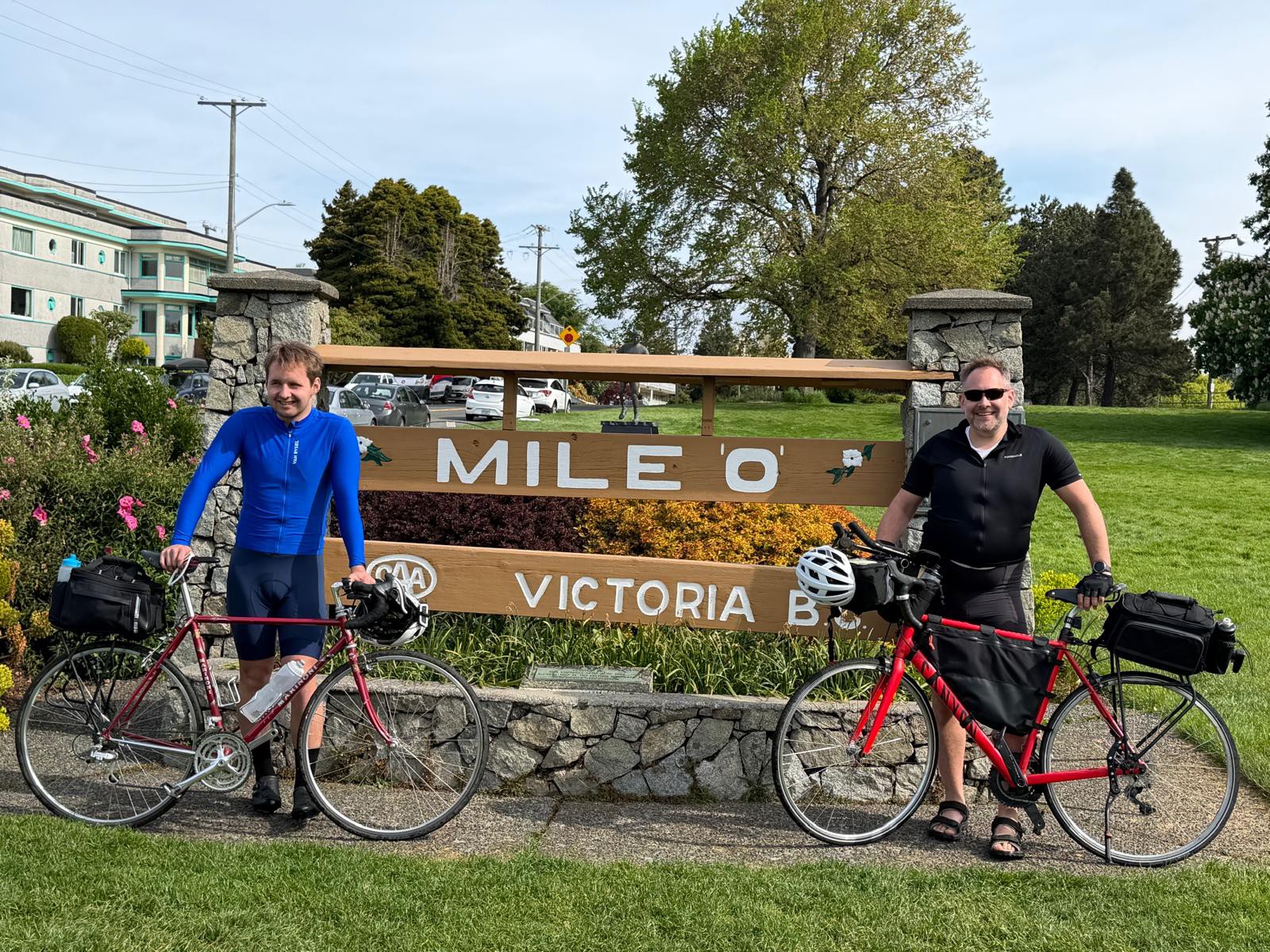 Father and son cycling across Canada to support nurses' mental health ...